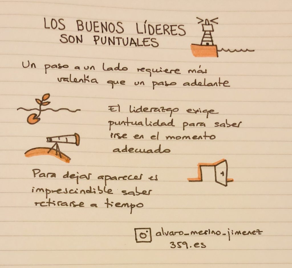 Los buenos líderes son puntuales – Alvaro Merino